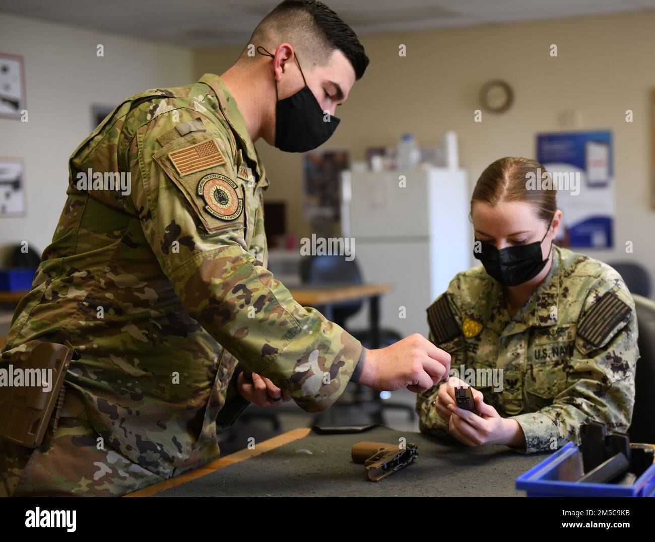 Staff Sgt. Garrett Mallison, 9th Security Forces Squadron combat arms ...