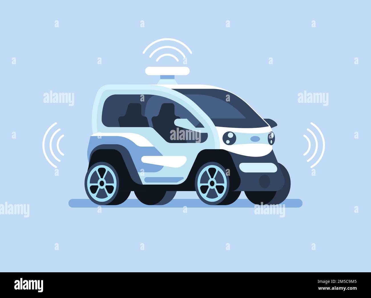 Autonomous self-driving Smart Car Automobile sensors Driverless vehicle ... Autonomous self-driving Smart Car Automobile sensors Driverless vehicle ...