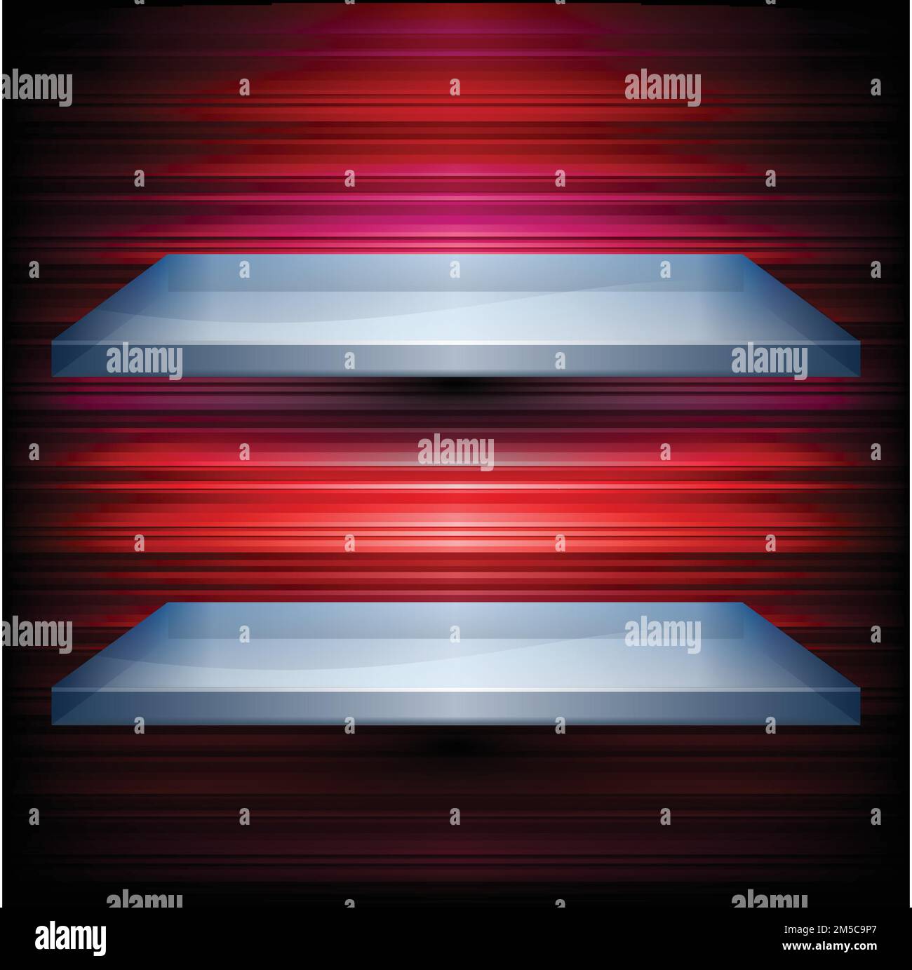 Empty Shelf For Exhibit Stock Vector Image And Art Alamy