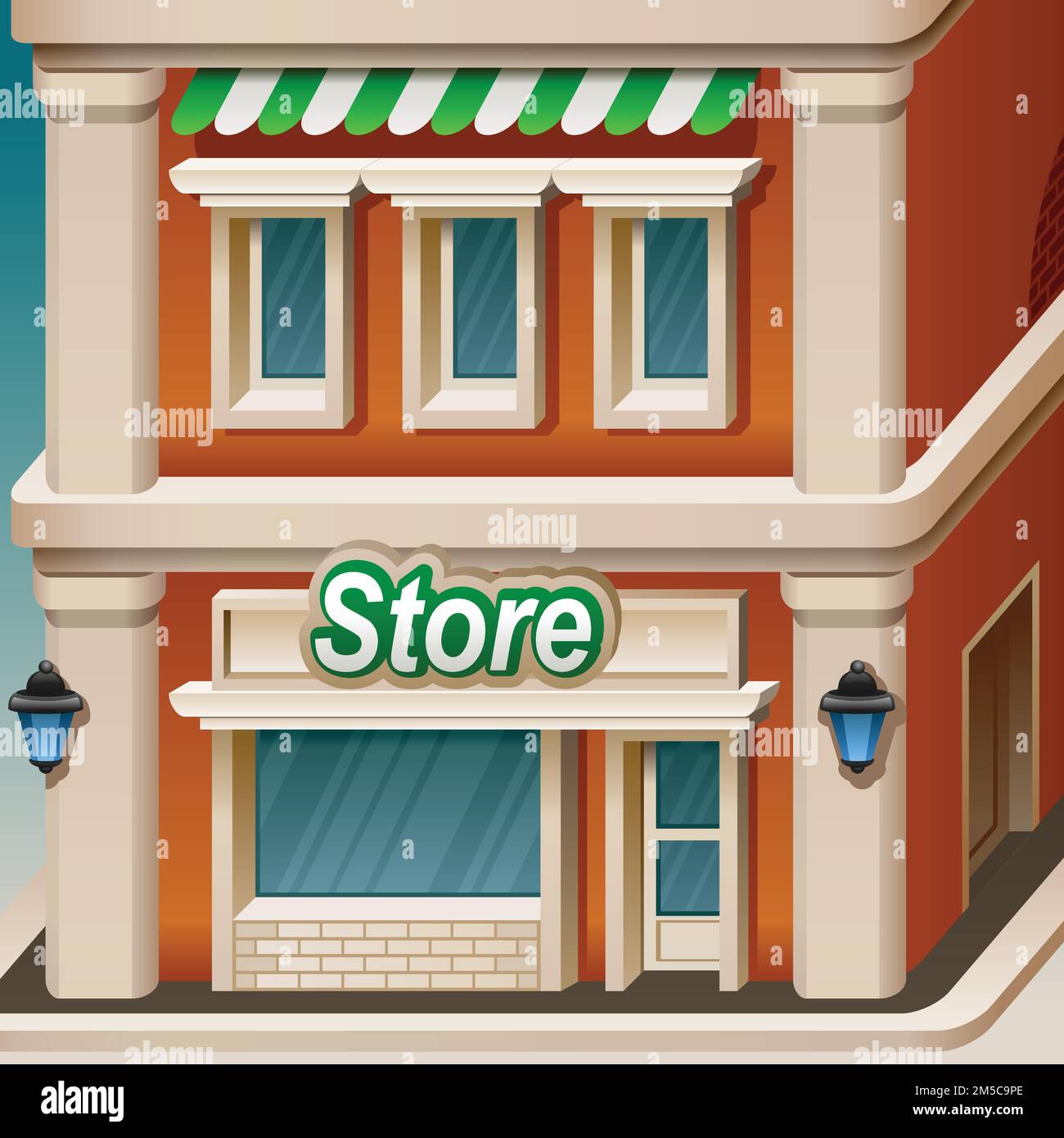Store facade icon. Vector illustration Stock Vector Image & Art - Alamy