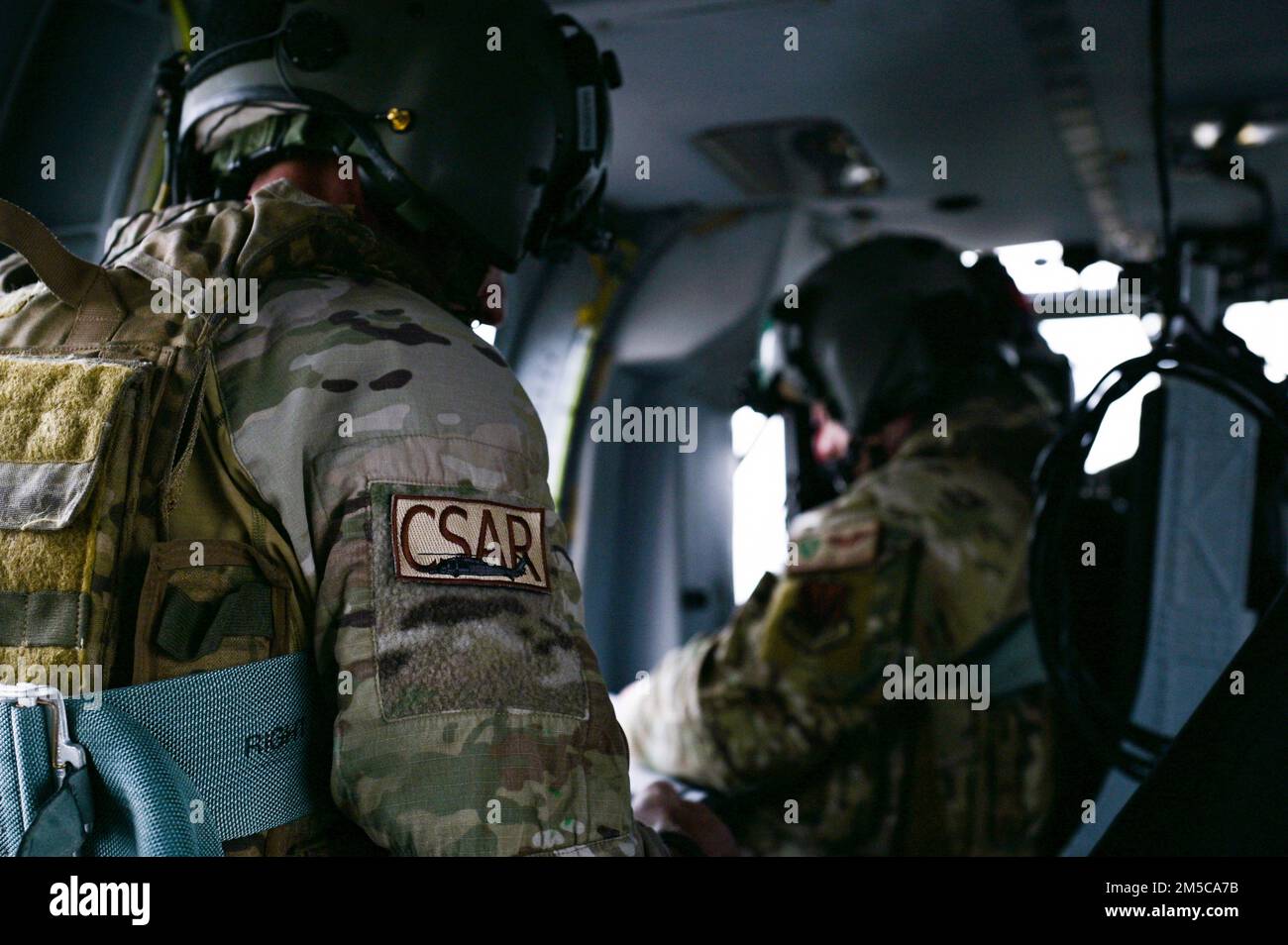 Two U.S. Air Force special missions aviators assigned to the 41st ...