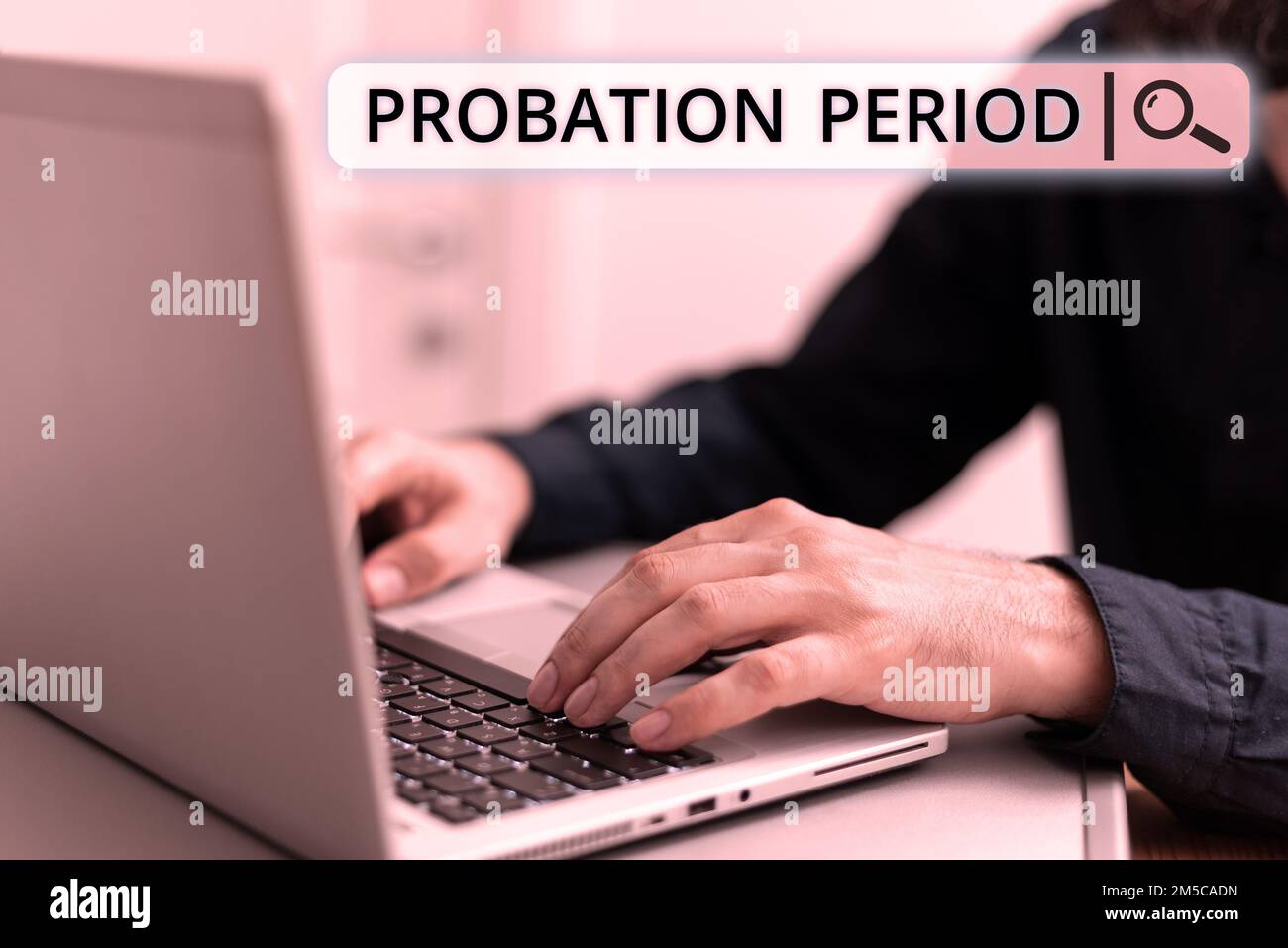 Text sign showing Probation Period. Conceptual photo focused and ...