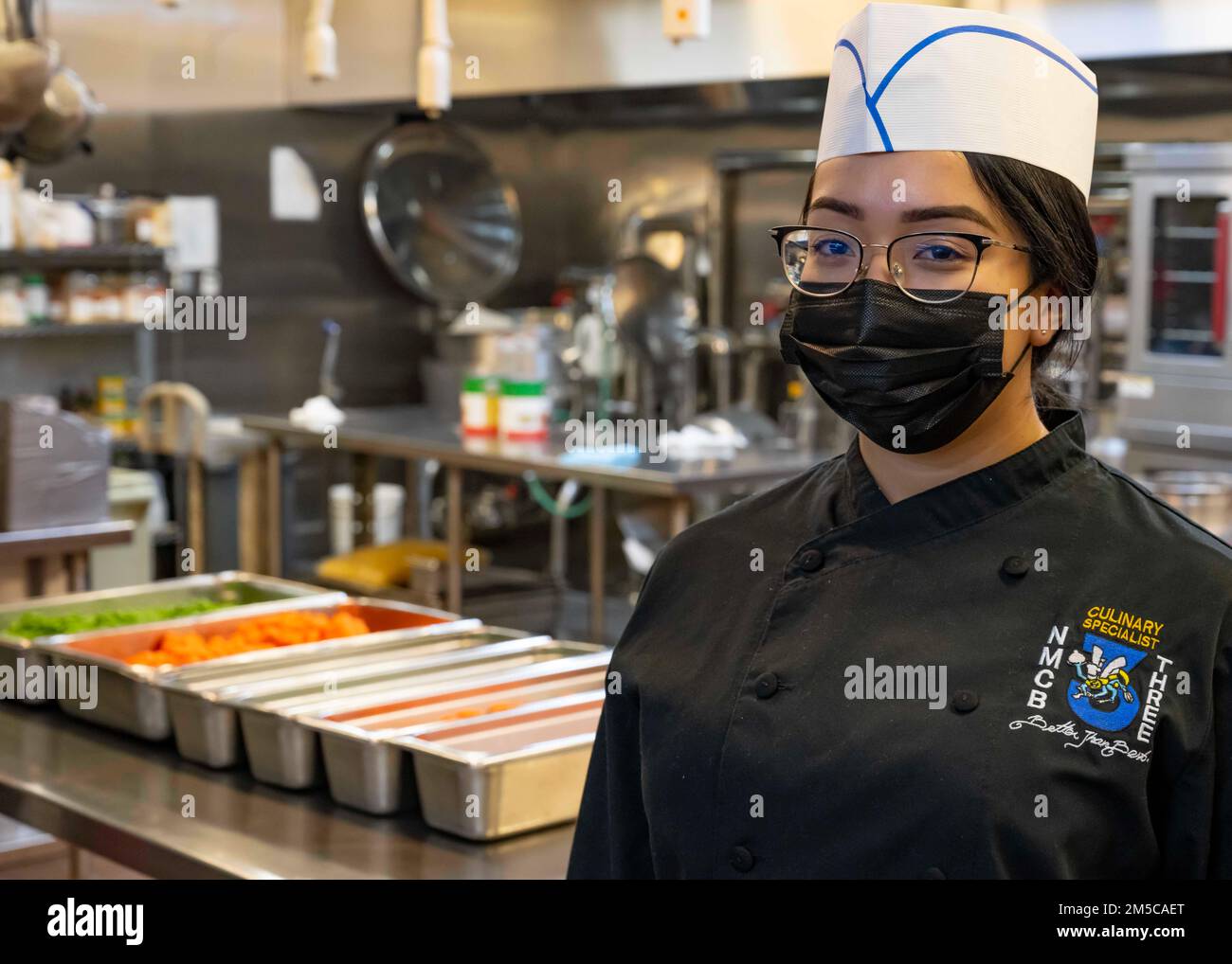CAMP SHIELDS, Japan (Feb. 28, 2022) Culinary Specialist 3rd Class ...