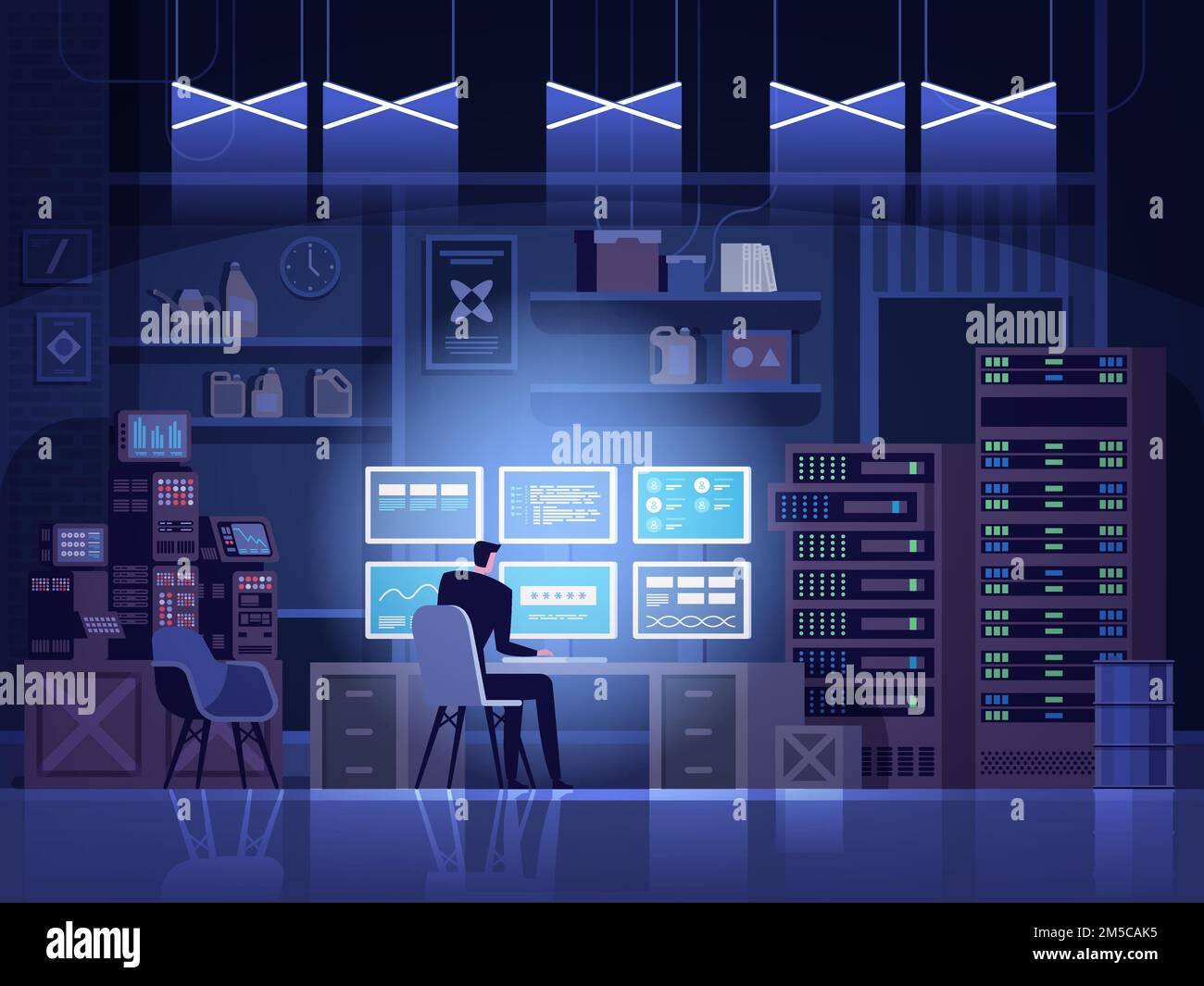 Typing code vector vectors hi-res stock photography and images - Alamy