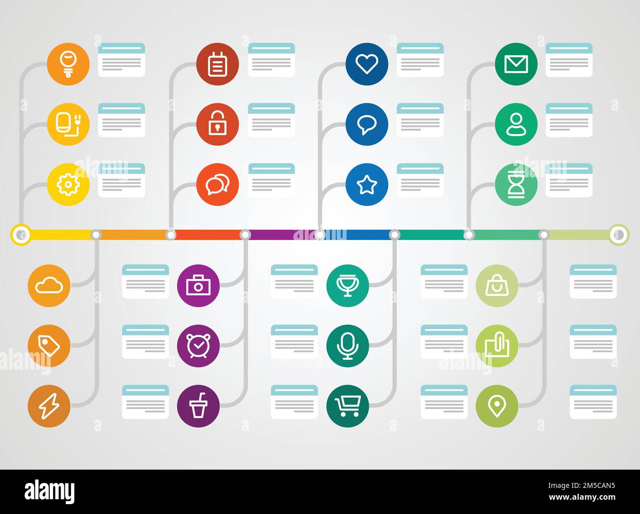 Timeline Infographic. Vector design template Stock Vector Image & Art ...