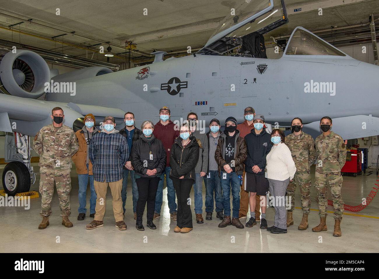 A group of high school students from the St. Clair Technical Education ...