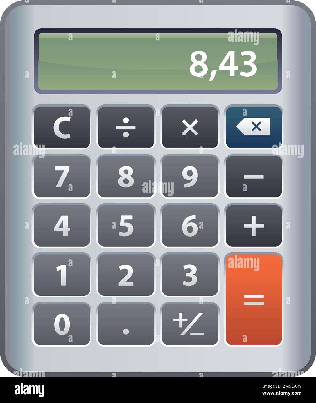 Vector illustration of calculator icon Stock Vector Image & Art - Alamy