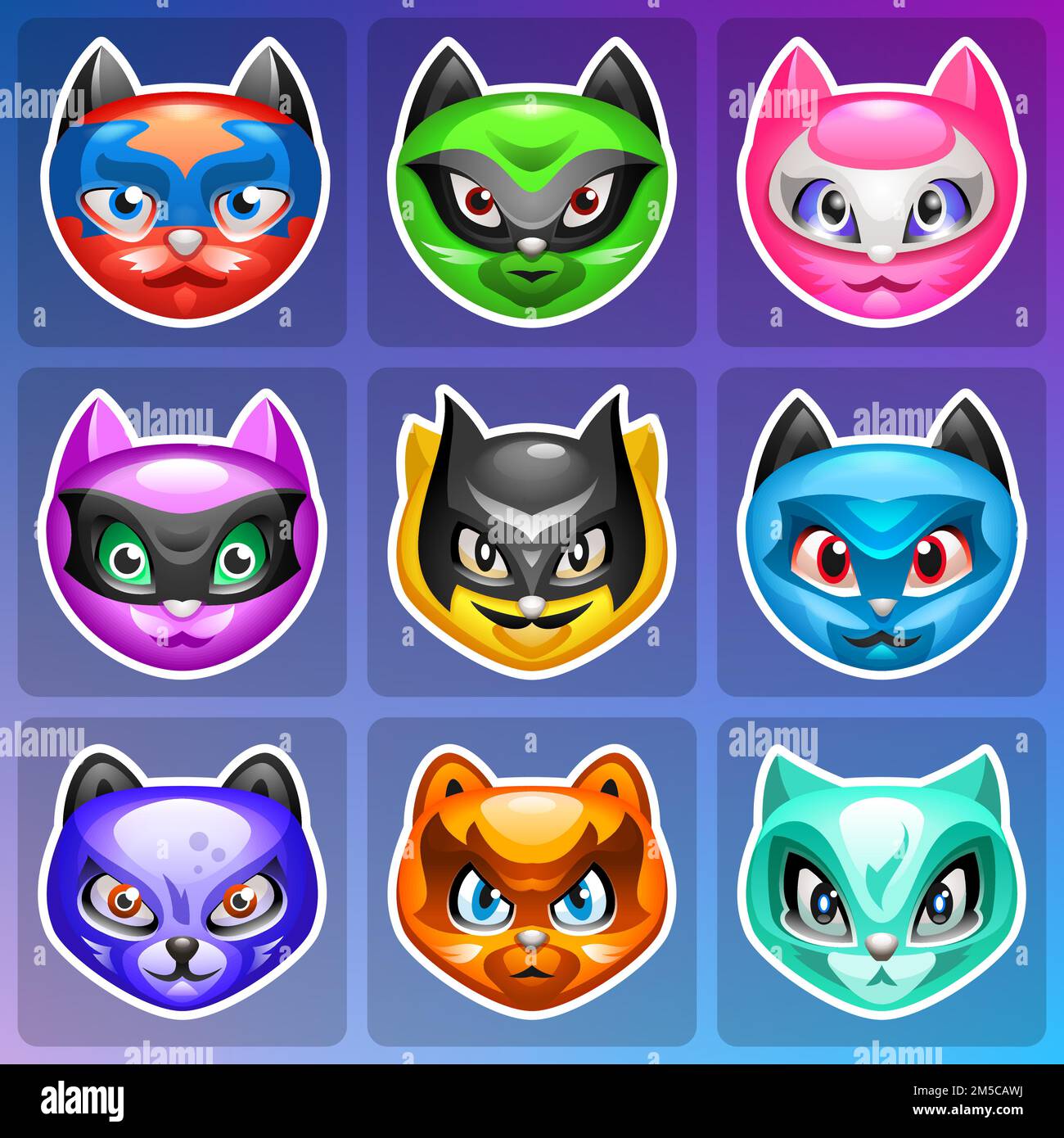 Cartoon characters. Vector illustration eps 10 Stock Vector Image & Art ...