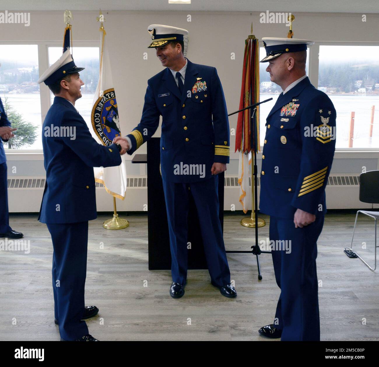Master Chief Petty Officer Phillip Waldron relieved Master Chief Petty ...