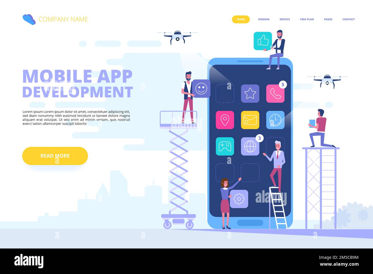 Background images app Stock Vector Images - Alamy