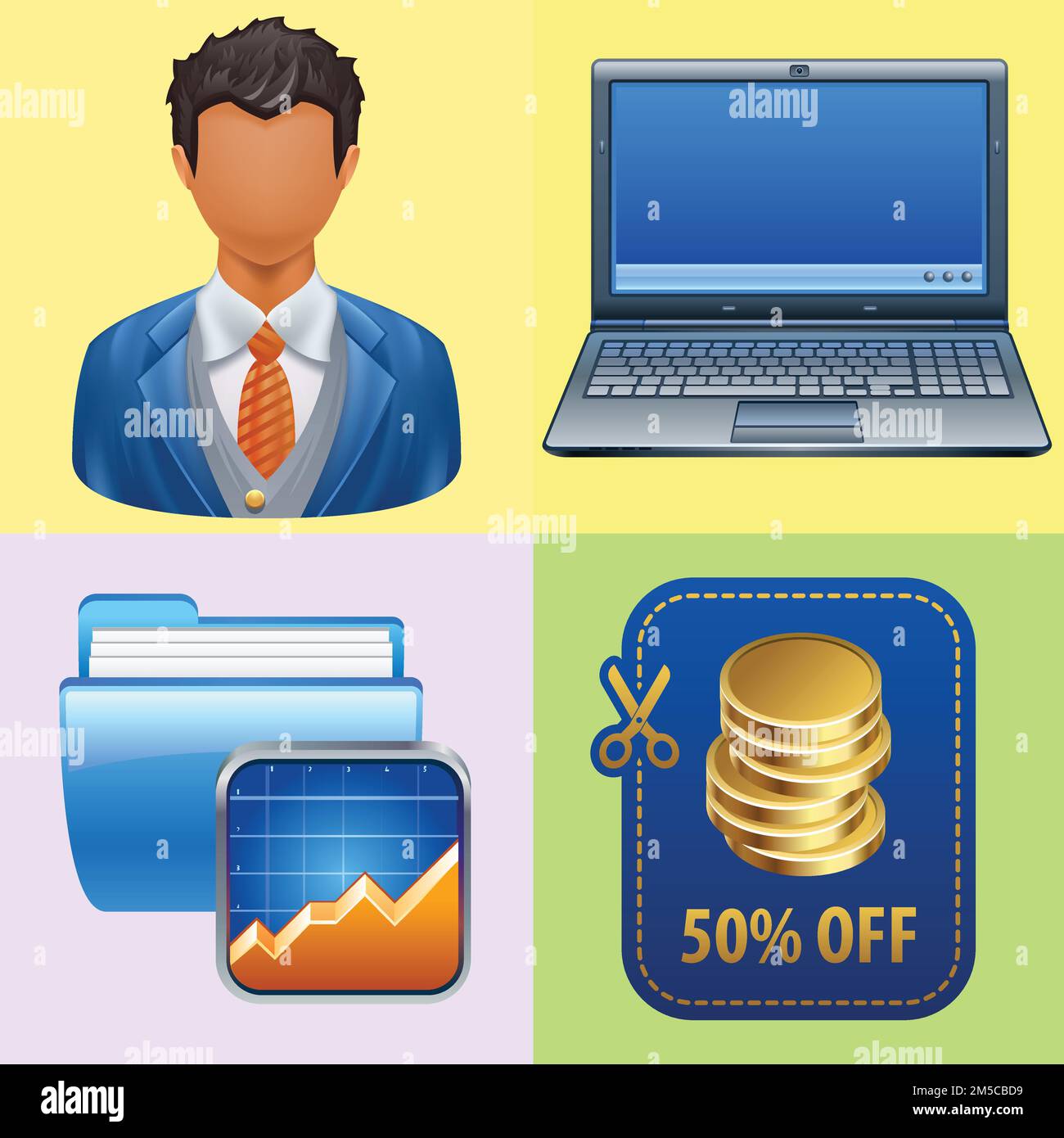 Icon set. High detailed icons Stock Vector Image & Art - Alamy