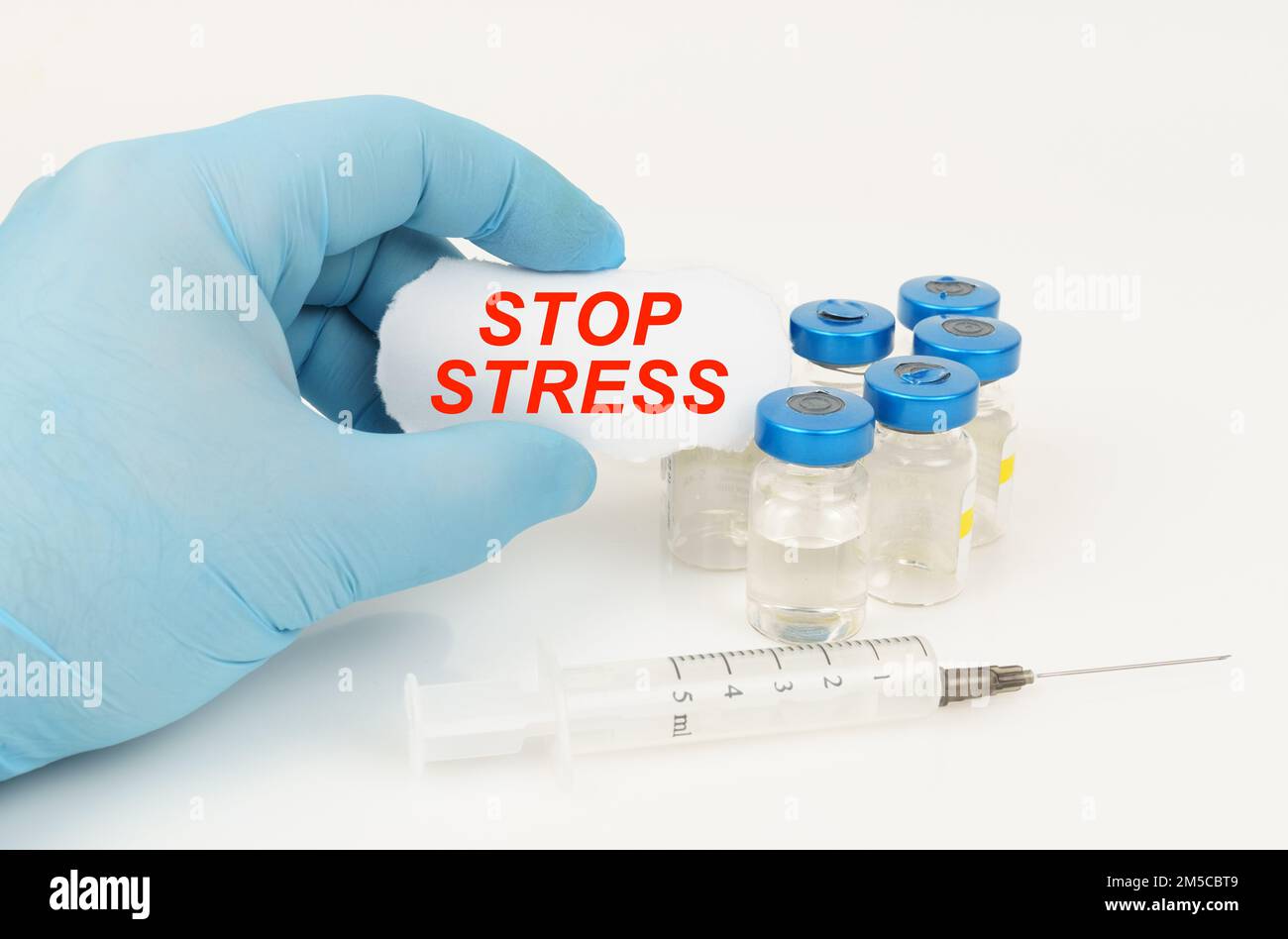 Medical concept. In the man's hand is a piece of paper with the ...