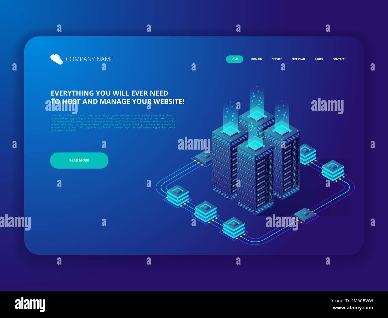 Data Center Cloud Computer Connection Hosting Server Database
