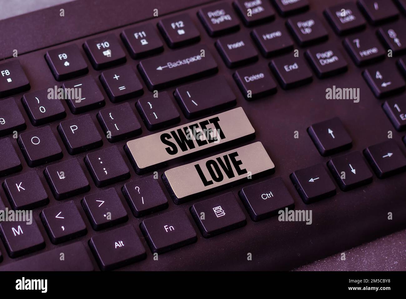 Text sign showing Sweet Love. Business concept Title for beloved person ...