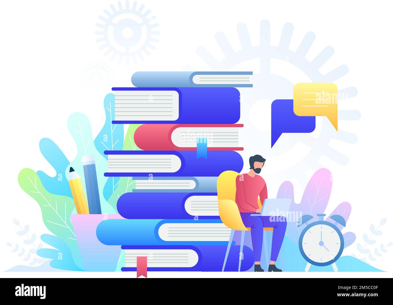 Education online concept technology. E-books, internet courses and ...