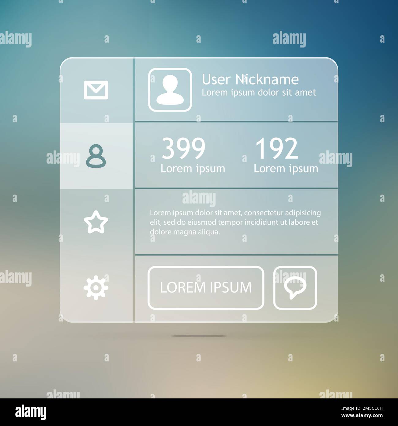 Profile social media minimal Stock Vector Images - Alamy