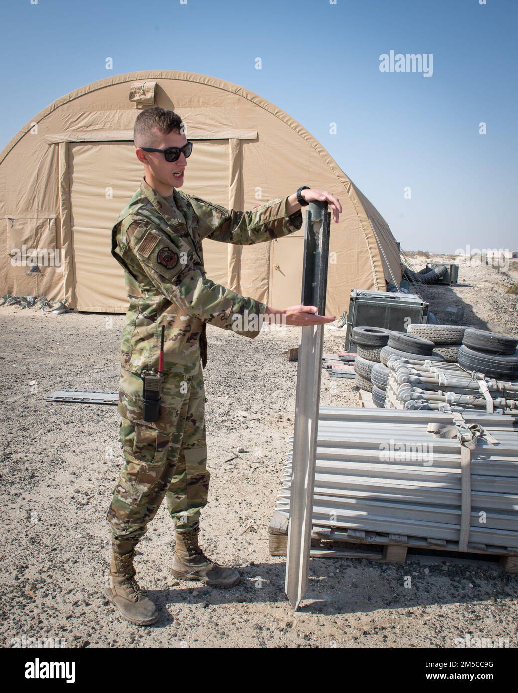 Senior Airman Kenny Jenkins, an electrical power production journeyman ...