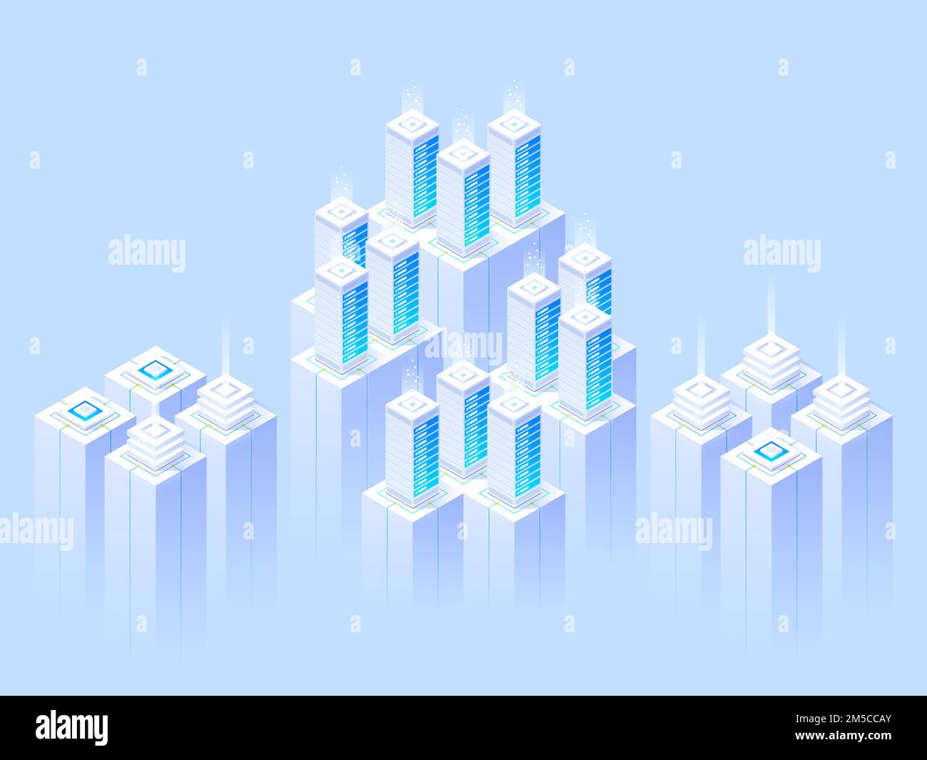 Big data center and cloud storage technology. Header for landing page ...