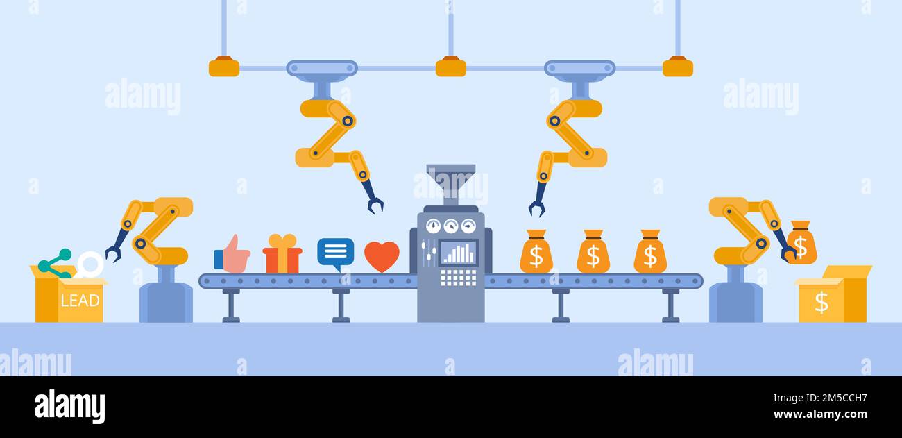 Lead generation concept. Marketing concept. Process of leads production ... Lead generation concept. Marketing concept. Process of leads production ...