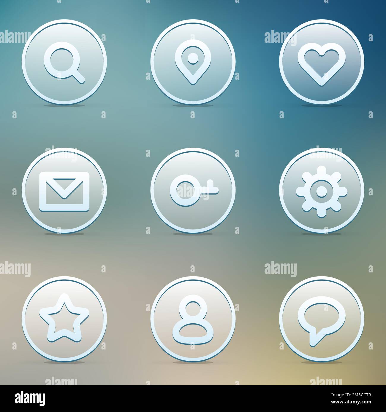 icon set for web or mobile devices Stock Vector Image & Art - Alamy