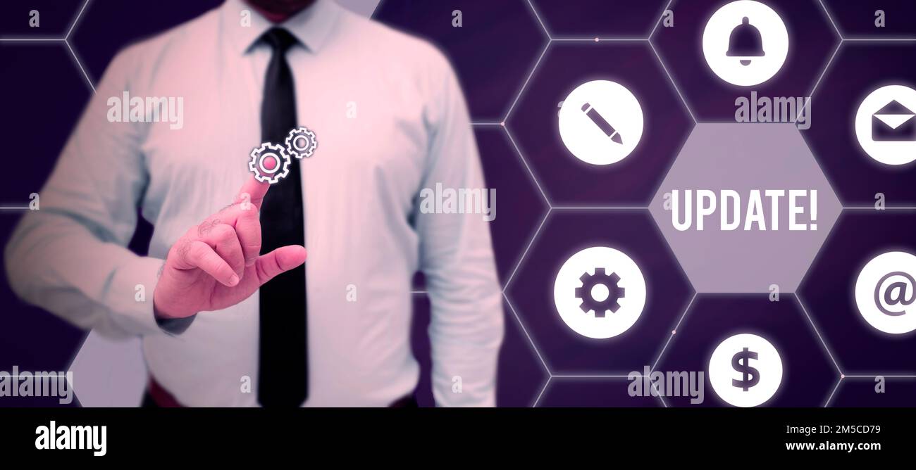 Conceptual caption Update. Concept meaning Make something more modern Adding new facts Changing ...