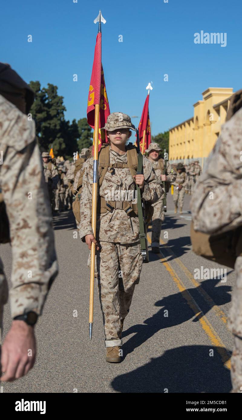 U.S. Marine Corps recruit Andrea Garcia, with Golf Company, 2nd Recruit ...