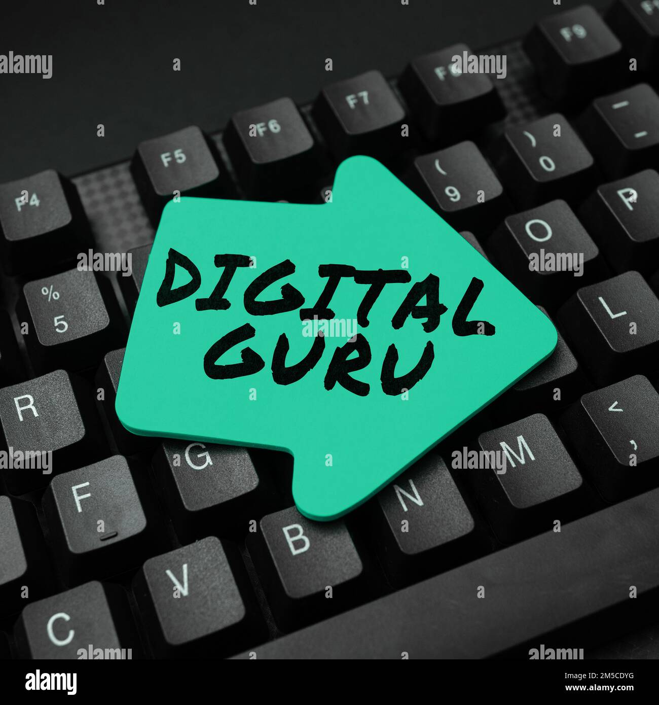 Hand writing sign Digital Guru. Business idea teacher and intellectual ...