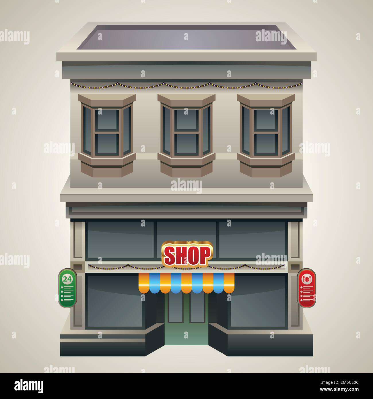 Facade construction work Stock Vector Images - Alamy