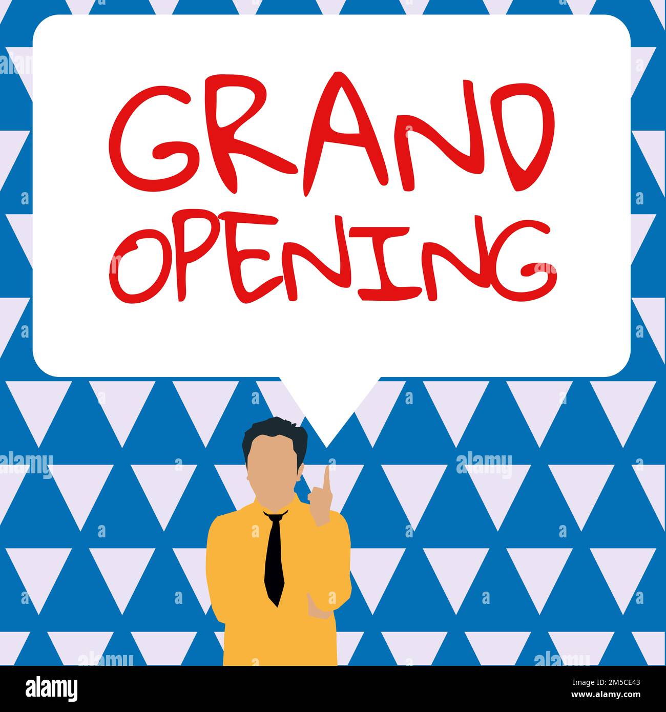 Conceptual caption Grand Opening. Concept meaning Ribbon Cutting New ...