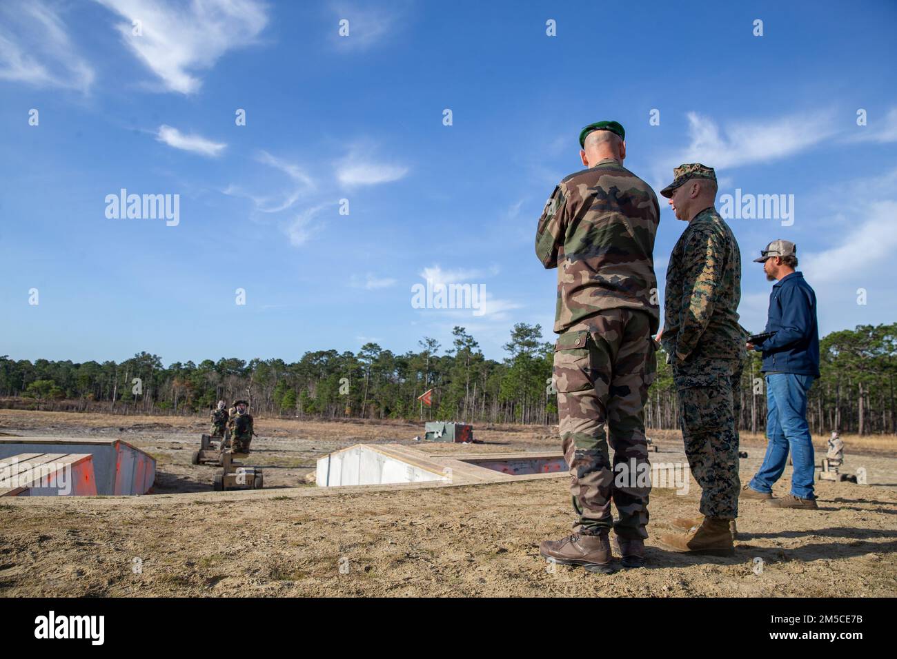 French Army Brig. Gen. Eric Ozanne, the commanding general (CG) of 6th ...