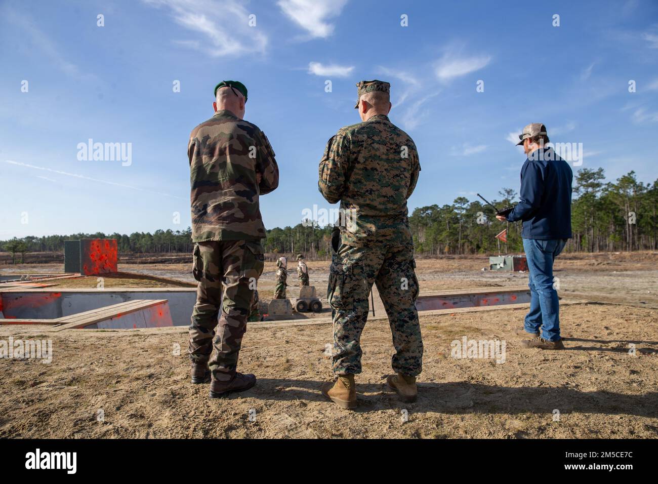 French Army Brig. Gen. Eric Ozanne, the commanding general (CG) of 6th ...
