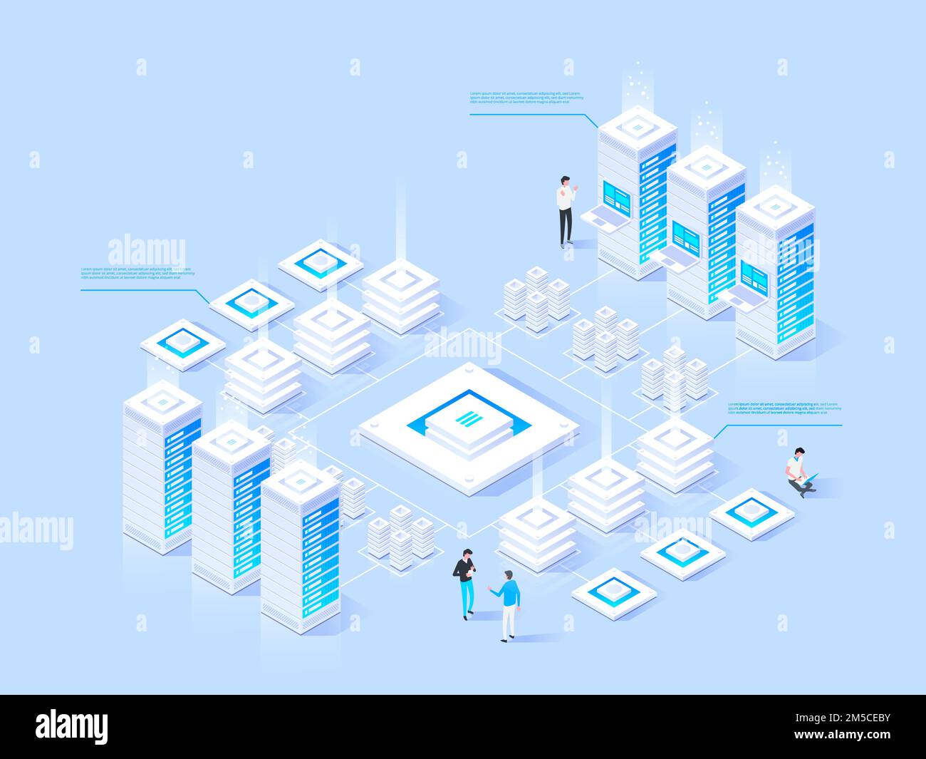 3d datacenter Stock Vector Images - Alamy