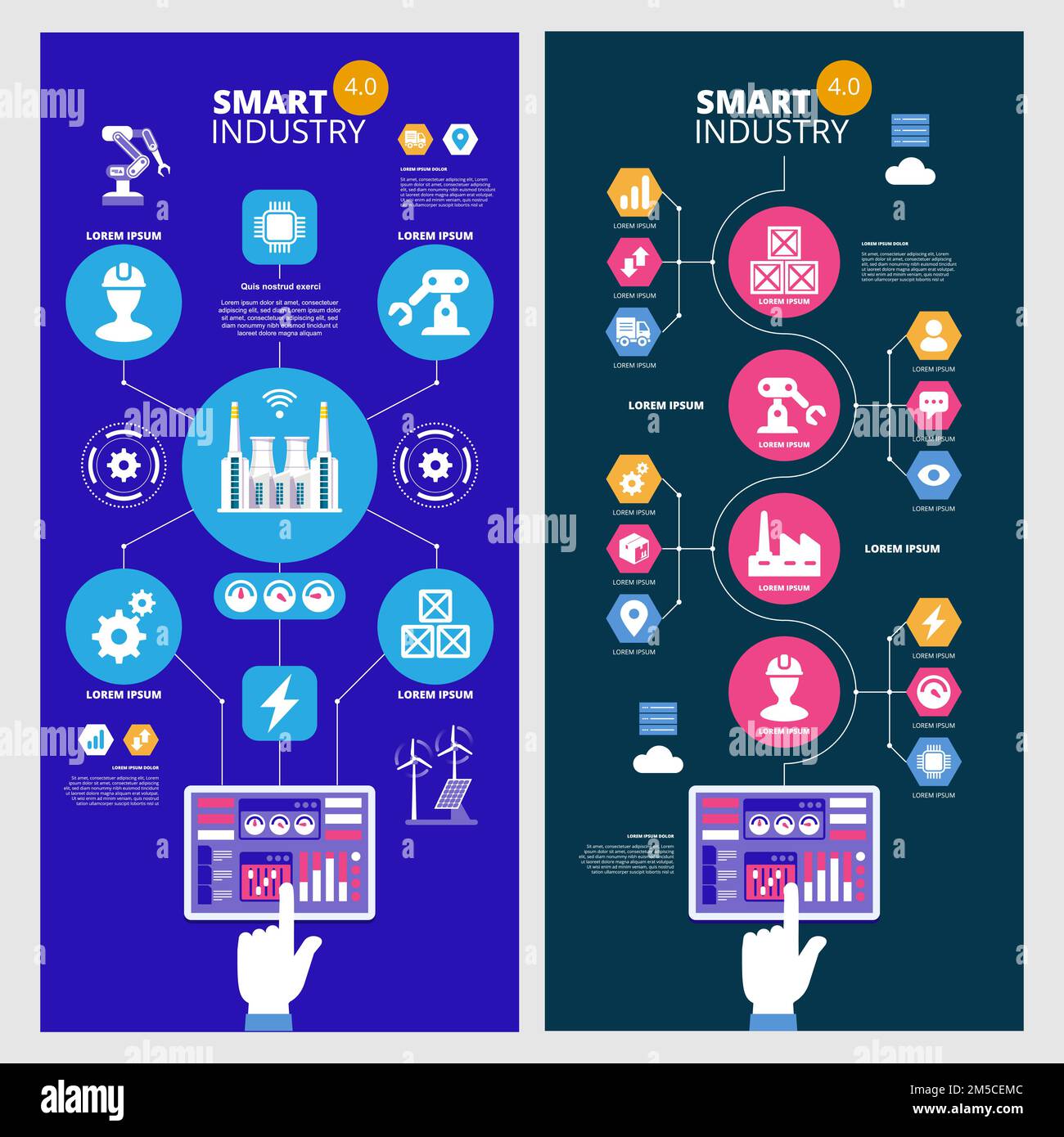 Auto manufacturing plant Stock Vector Images - Alamy
