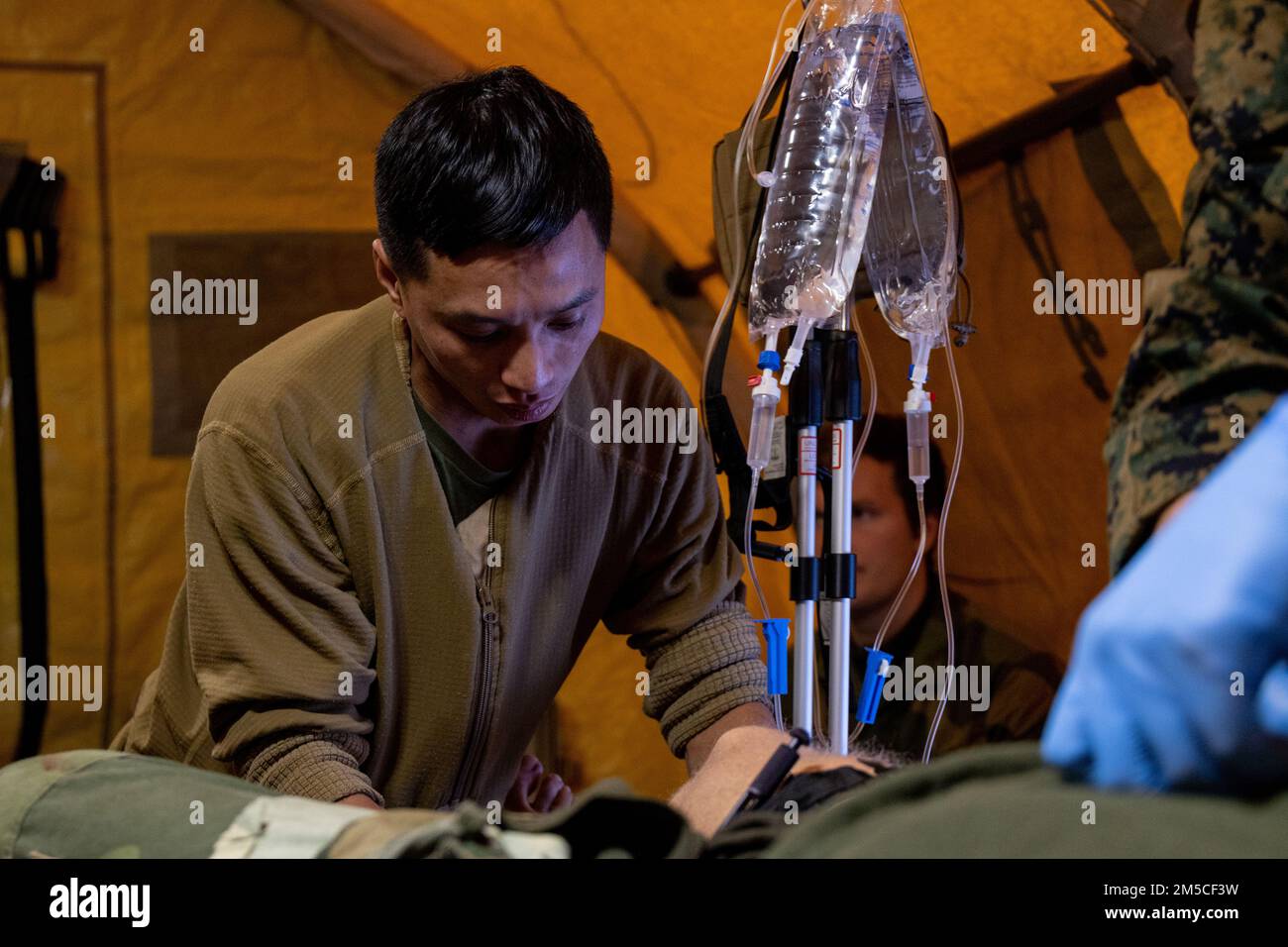 U.S. Navy Petty Officer 2nd Class Alexander A. Rodriguez with 2nd Marine Aircraft Wing, II ...