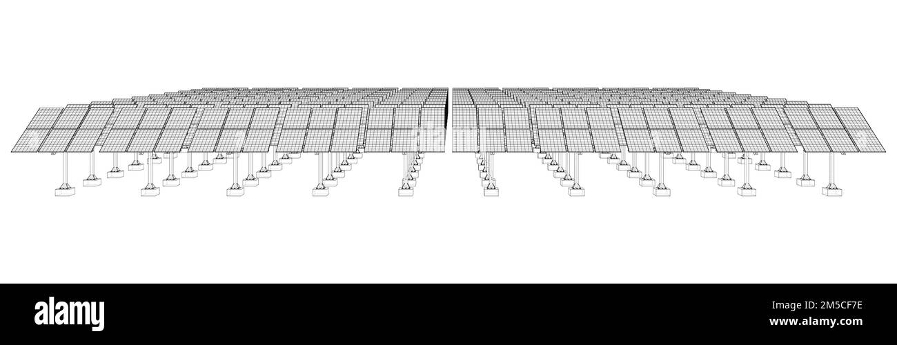 Solar Panel Concept. Vector Stock Vector Image & Art - Alamy