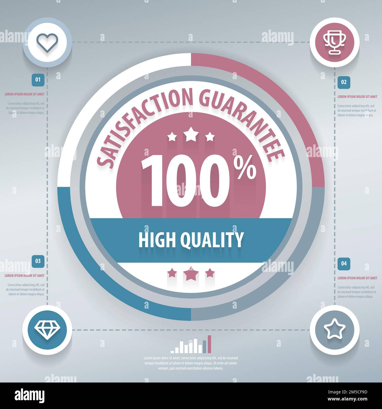 Satisfaction guarantee vector vectors hi-res stock photography and images - Alamy