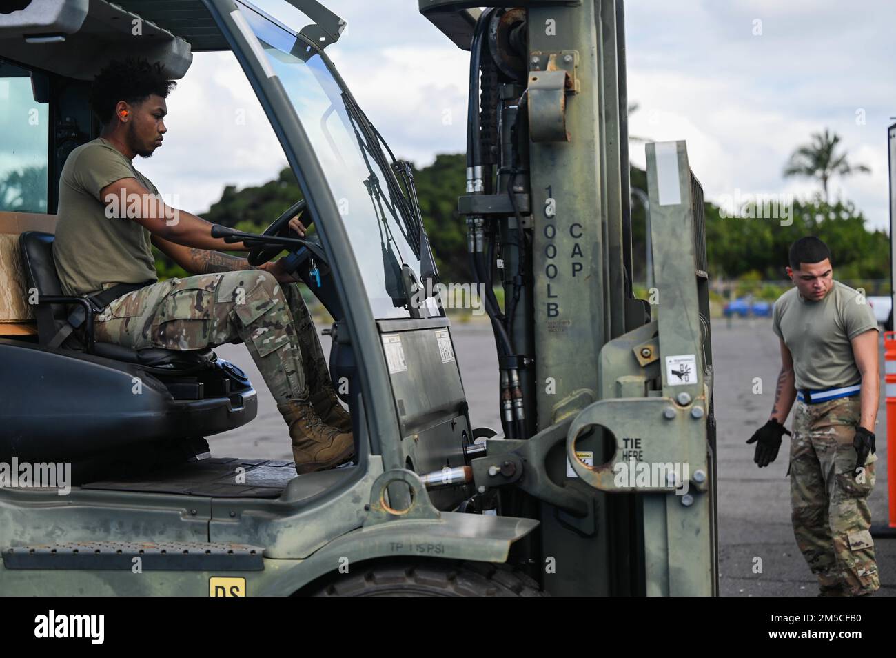 Airman 1st Class Justin Marcano and Airman 1st Class Jaylen Alberts ...