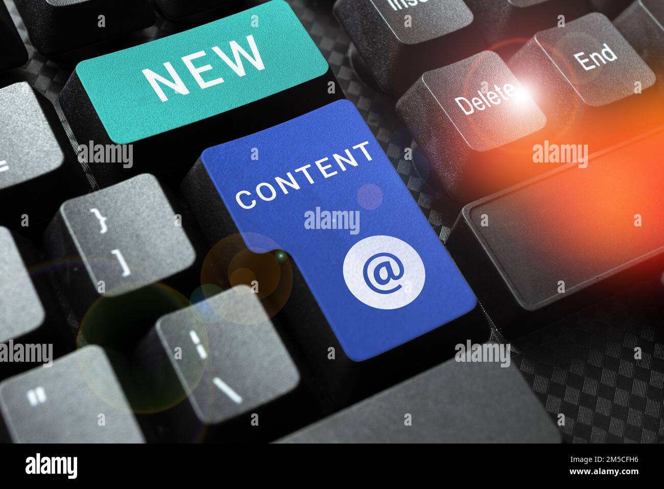 Sign displaying New Content. Internet Concept fresh valuable and ...