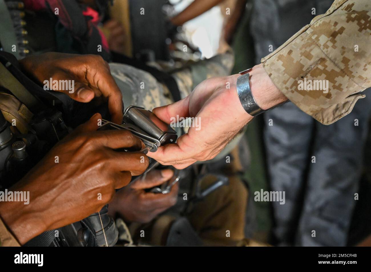 U.S. Army soldiers assigned to the 2d Security Force Assistance Brigade ...
