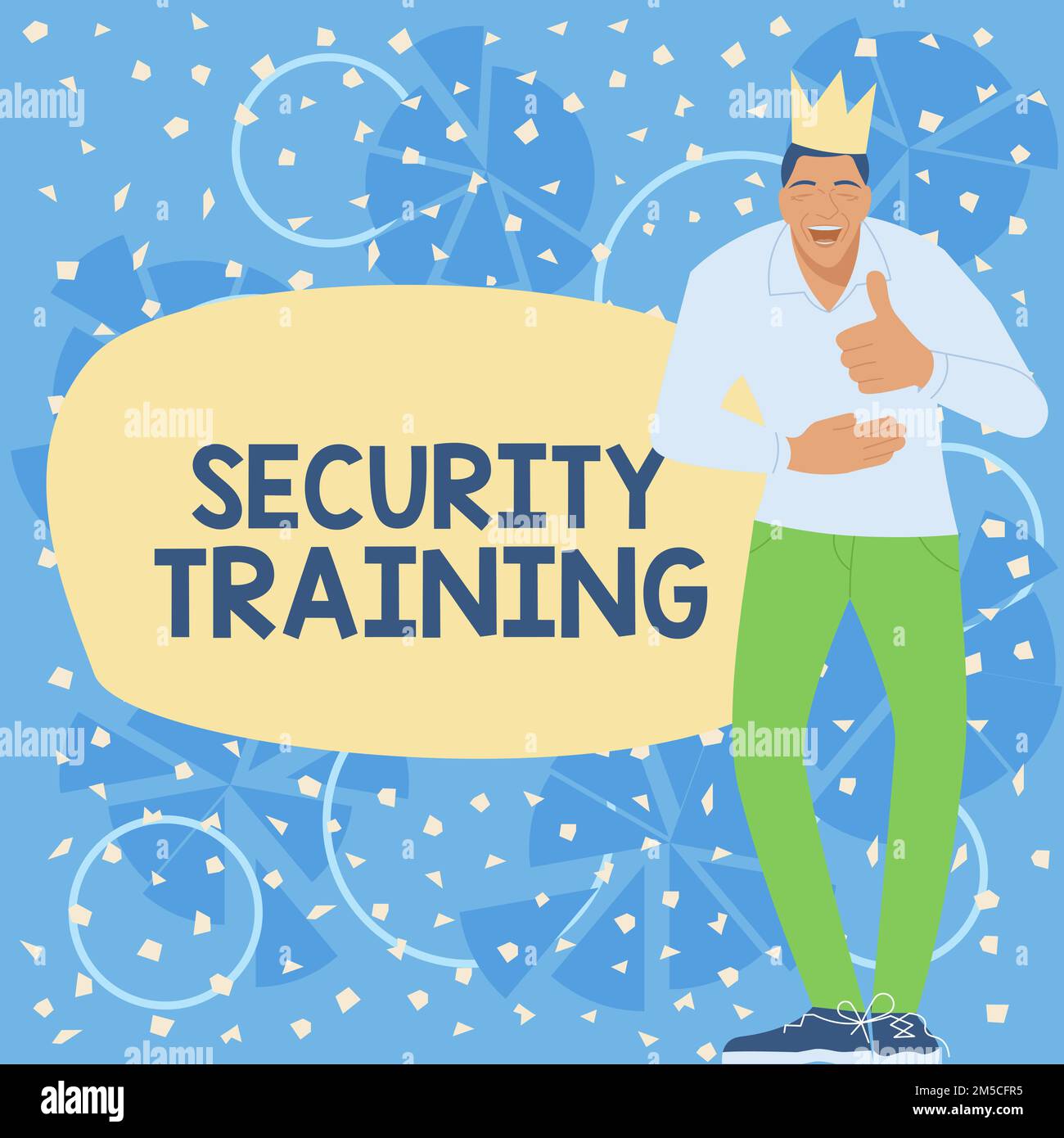 Text showing inspiration Security Training. Business concept providing ...
