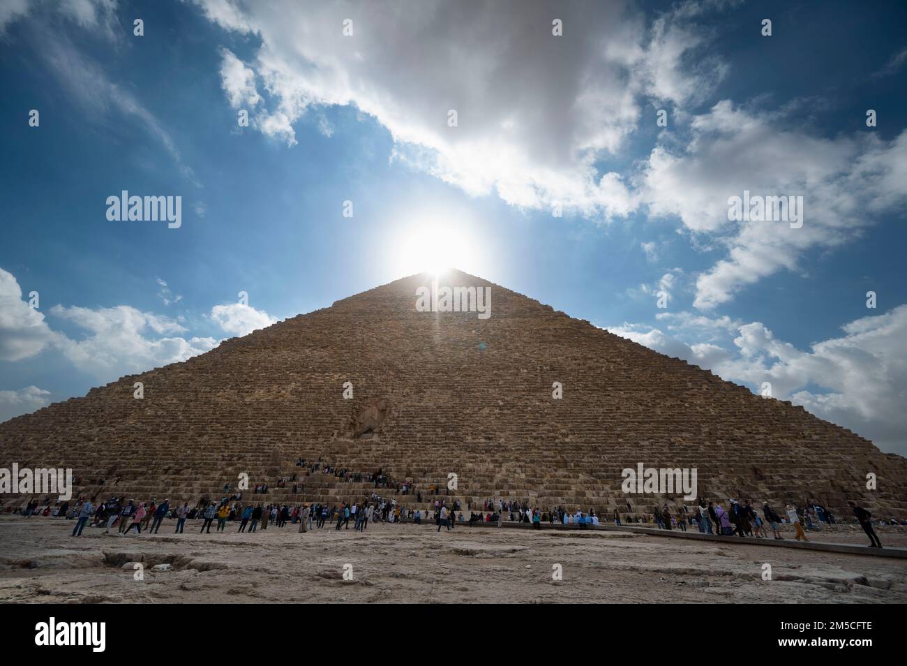 pyramids in giza cairo Stock Photo - Alamy