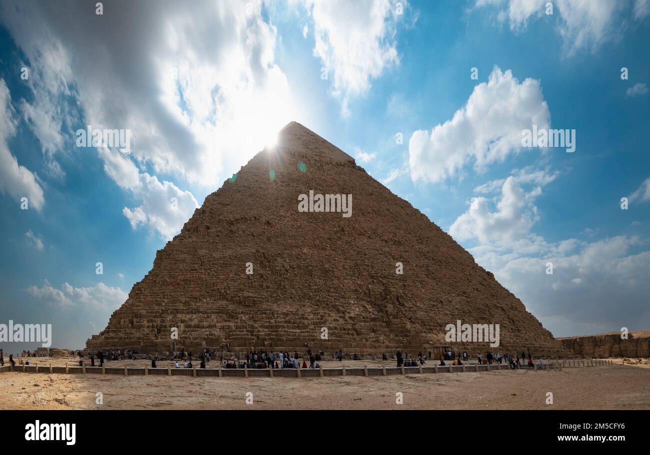 pyramids in giza cairo Stock Photo - Alamy