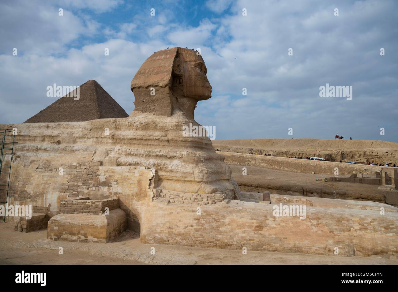 pyramids in giza cairo Stock Photo - Alamy