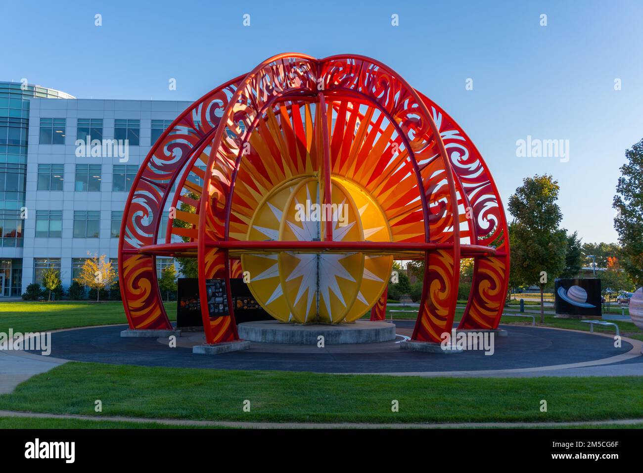 A colorful scale model of the solar system at Purdue University's ...