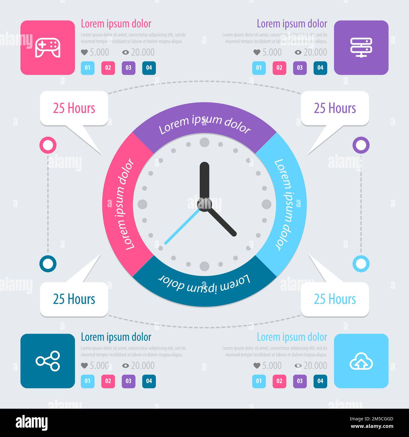 Infographic design. Time management. Vector eps 10 Stock Vector Image ... Infographic design. Time management. Vector eps 10 Stock Vector Image ...