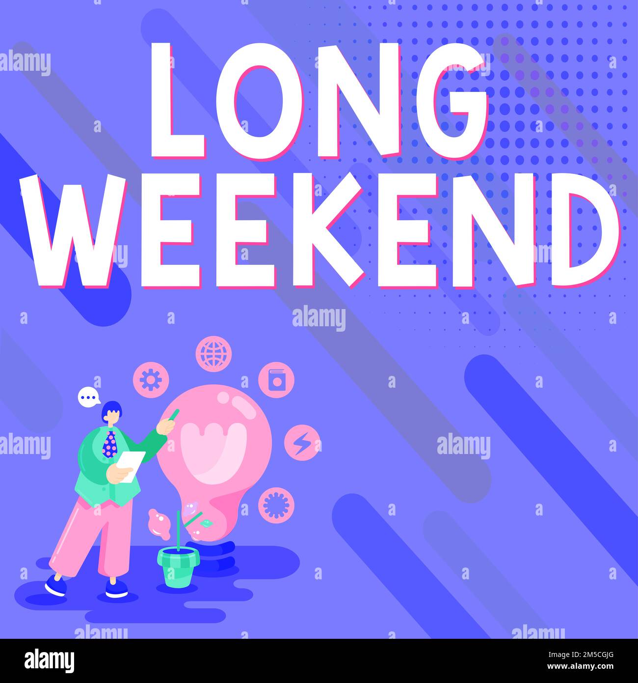 Inspiration showing sign Long Weekend. Business showcase prolonged ...