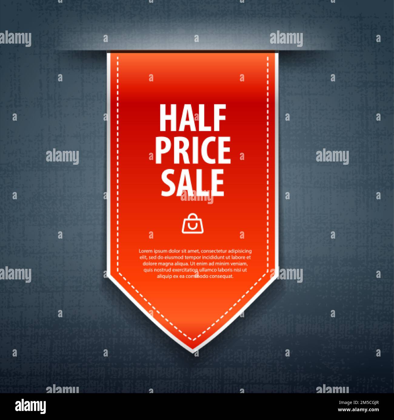Half price sale denim banner Vector Stock Vector Image & Art - Alamy
