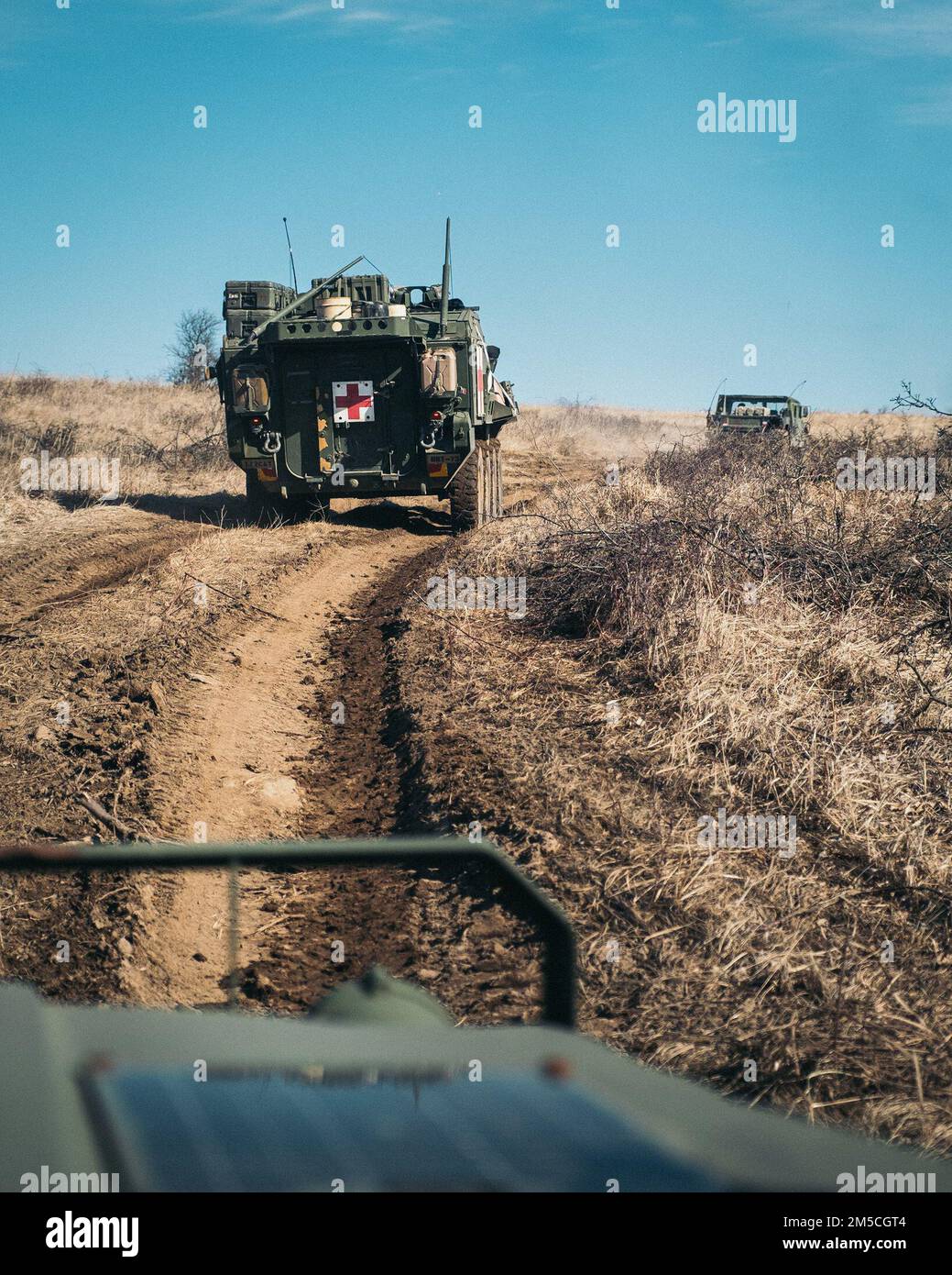 U.S. Army Medical Evacuation Vehicle, assigned to 1st Squadron, 2d ...