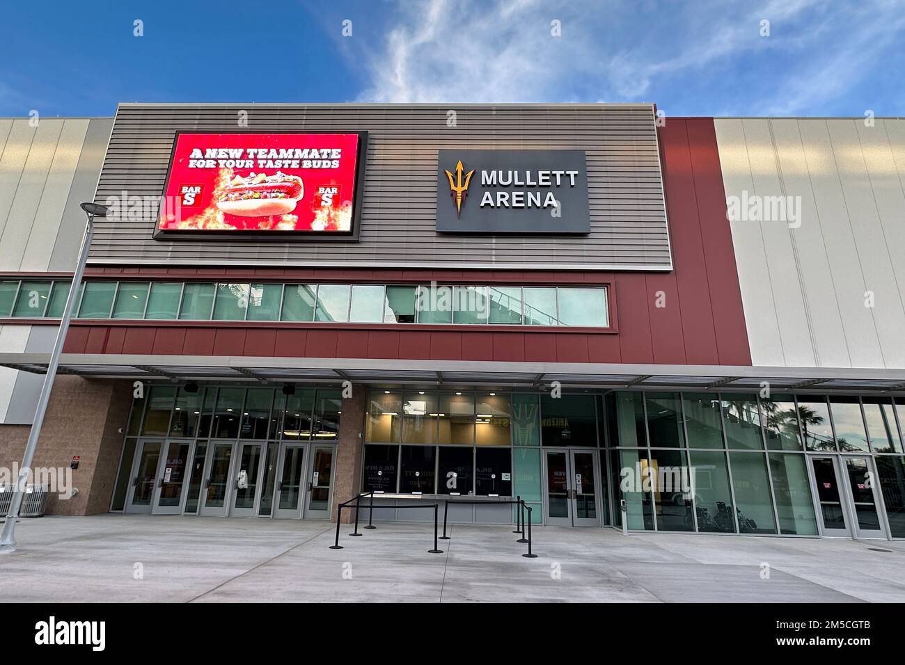 The Mullett Arena on the campus of Arizona State University, Monday ...