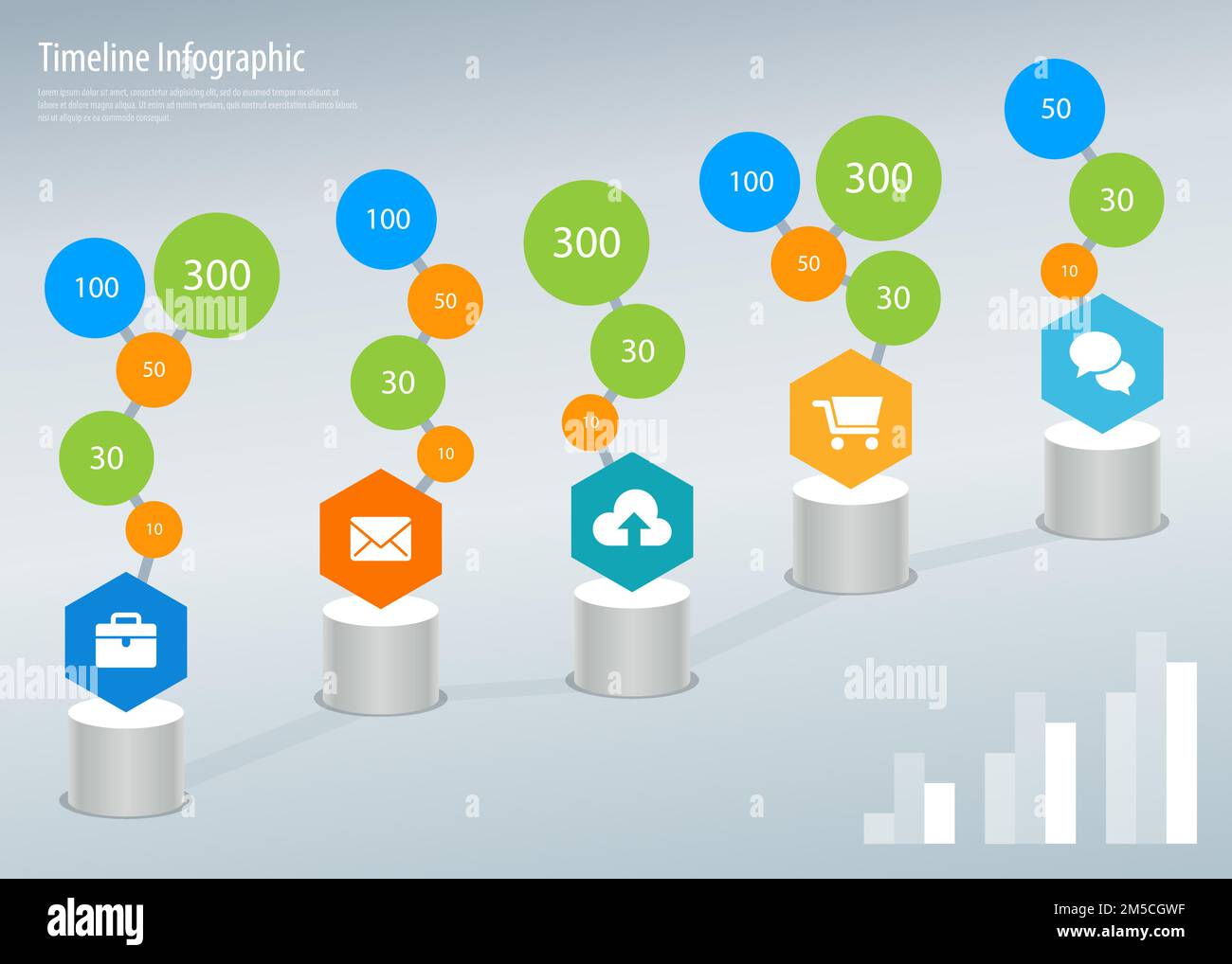 Timeline infographic elements. Vector eps 10 Stock Vector Image & Art ...